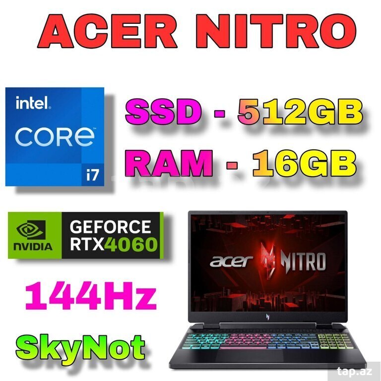 Acer Nitro V15 : 1799 AZN - SkyElectro - Mağazalar — Bakı, Azərbaycan ...