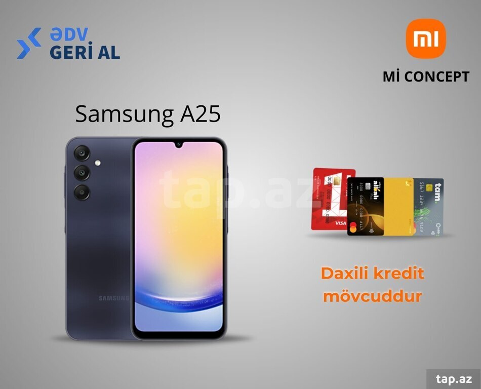 Samsung Galaxy A25 Brave Black 256GB/8GB: 549 AZN - Mi Concept ...