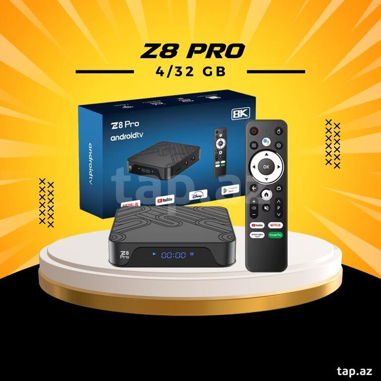Android Smart TV Box "Z8 Pro": 90 AZN - Star Elektronika - Mağazalar ...