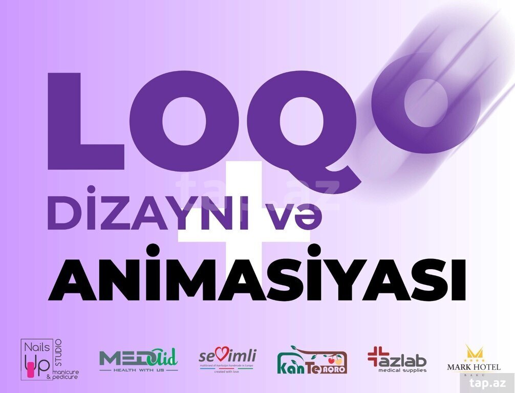 Loqo dizaynı və animasiya: 60 AZN — Bakı, Azərbaycan | 45617028 — Tap.Az