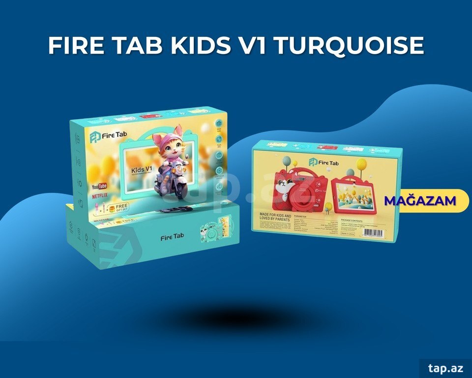 Fire tab kids v1 turquoise: 110 AZN - Mağazam Az - Mağazalar — Bakı ...