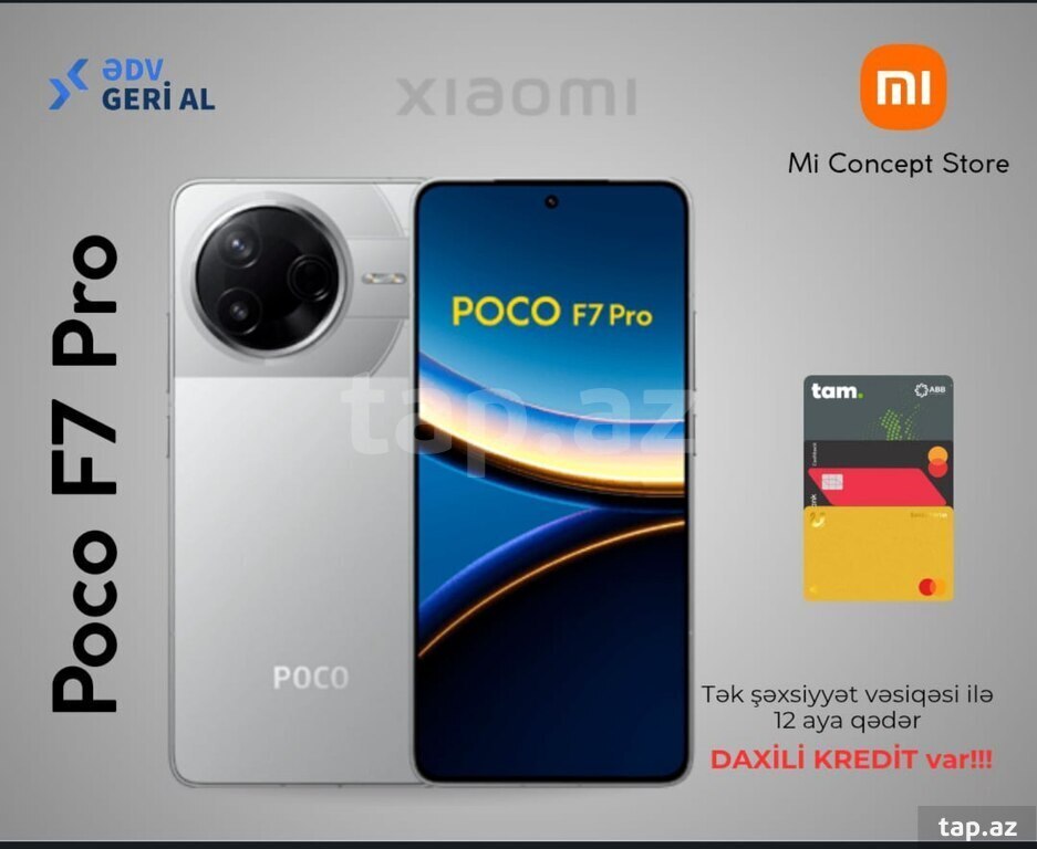 Xiaomi Poco F7 Pro Silver 512GB/12GB: 1069 AZN - Mi Concept - Mağazalar ...