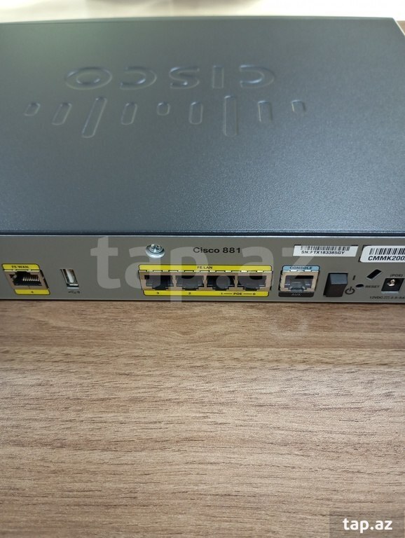 Cisco 881 Router: 180 AZN — Bakı, Azərbaycan | 45724399 — Tap.Az