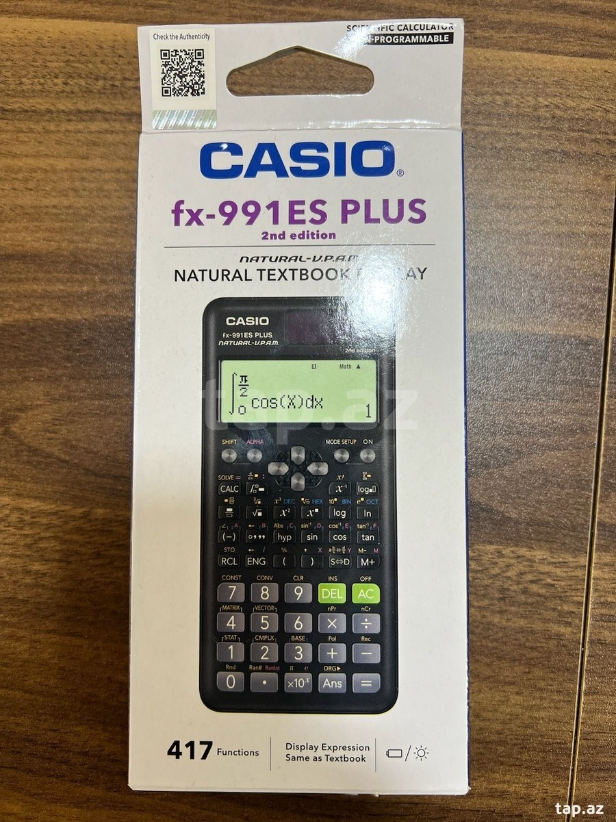 Casio FX-991 ES Plus : 70 AZN — Bakı, Azərbaycan | 45827587 — Tap.Az