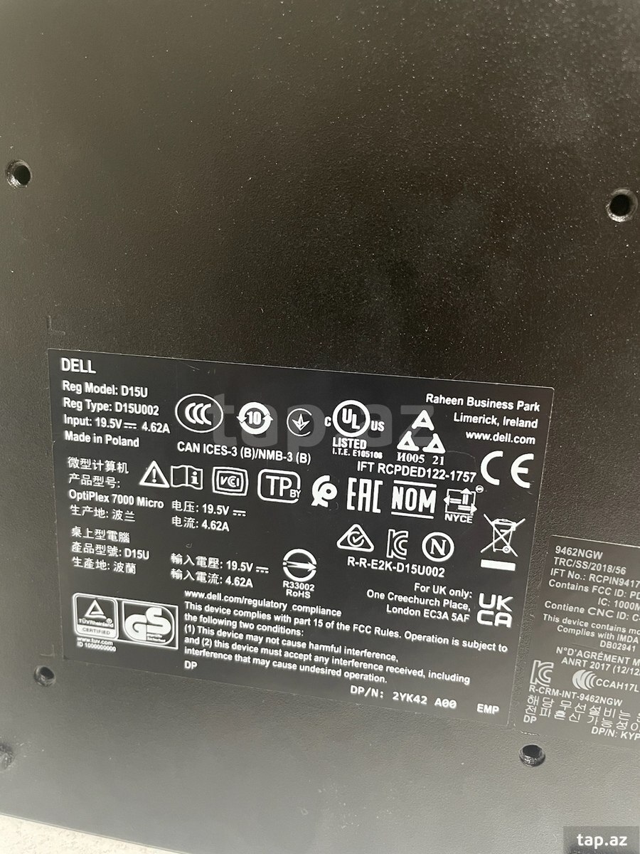 Dell Mini PC i5 12 Gen: 550 AZN — Bakı, Azərbaycan | 45904327 — Tap.Az