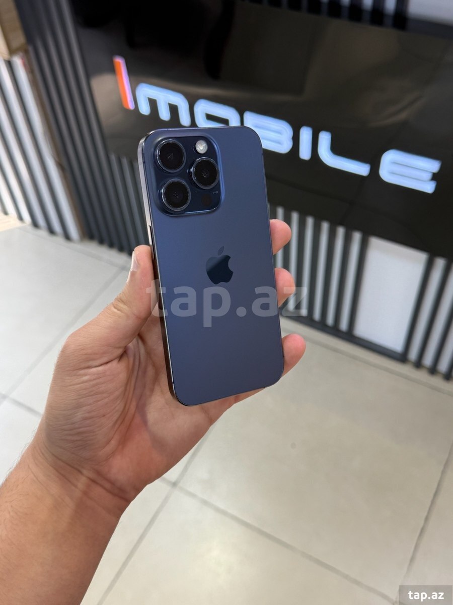 Apple iPhone 15 Pro Blue Titanium 128GB/8GB: 1250 AZN - IMobile-T ...