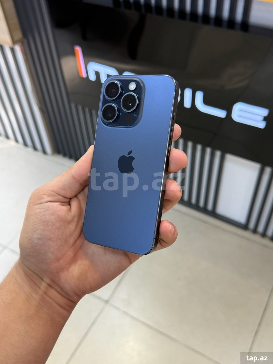 Apple iPhone 15 Pro Blue Titanium 128GB/8GB: 1250 AZN - IMobile-T ...