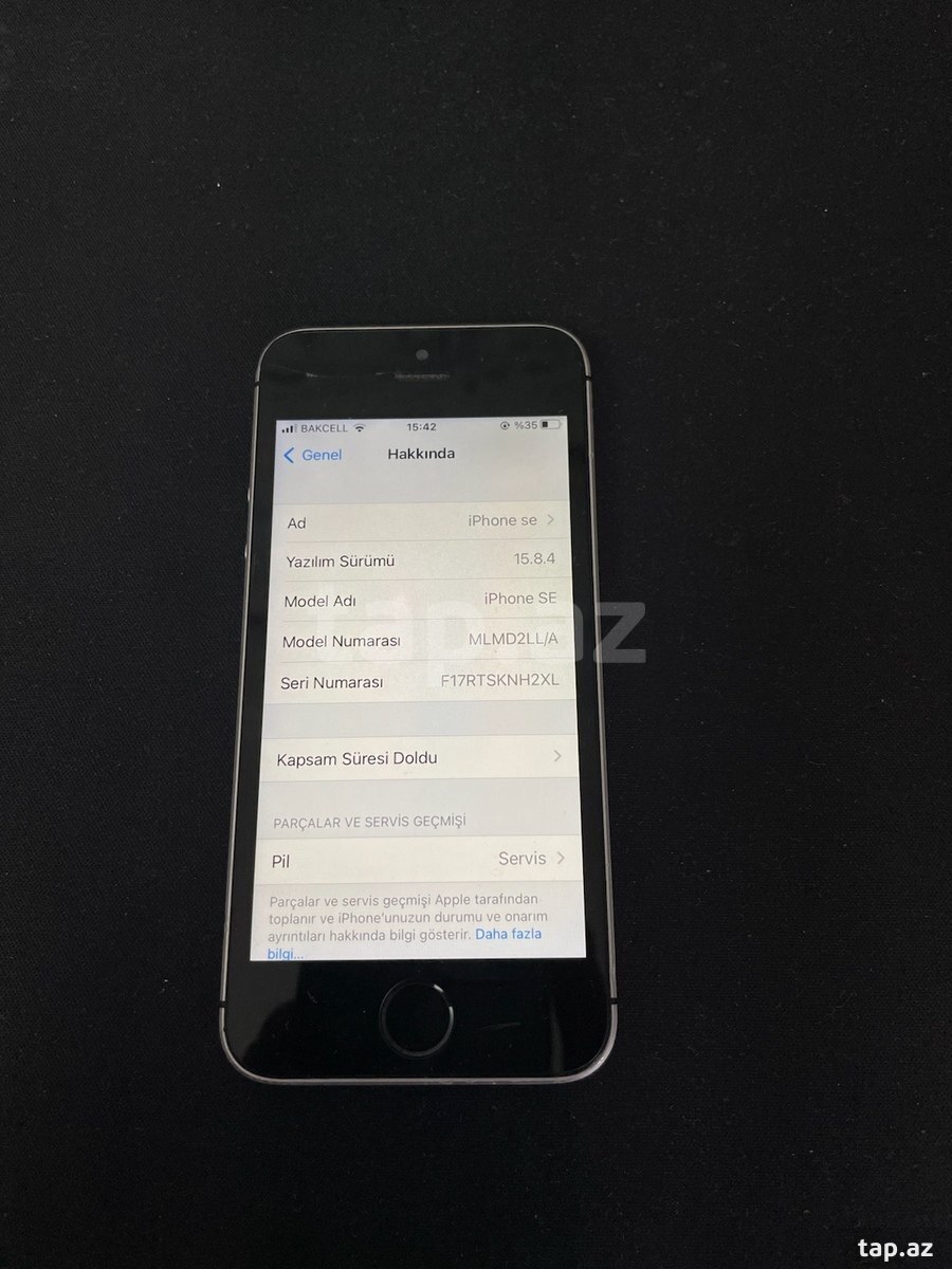 Apple iPhone SE Space Gray 64GB: 160 AZN — Bakı, Azərbaycan | 46032586 ...