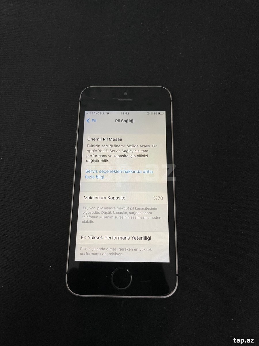 Apple iPhone SE Space Gray 64GB: 160 AZN — Bakı, Azərbaycan | 46032586 ...