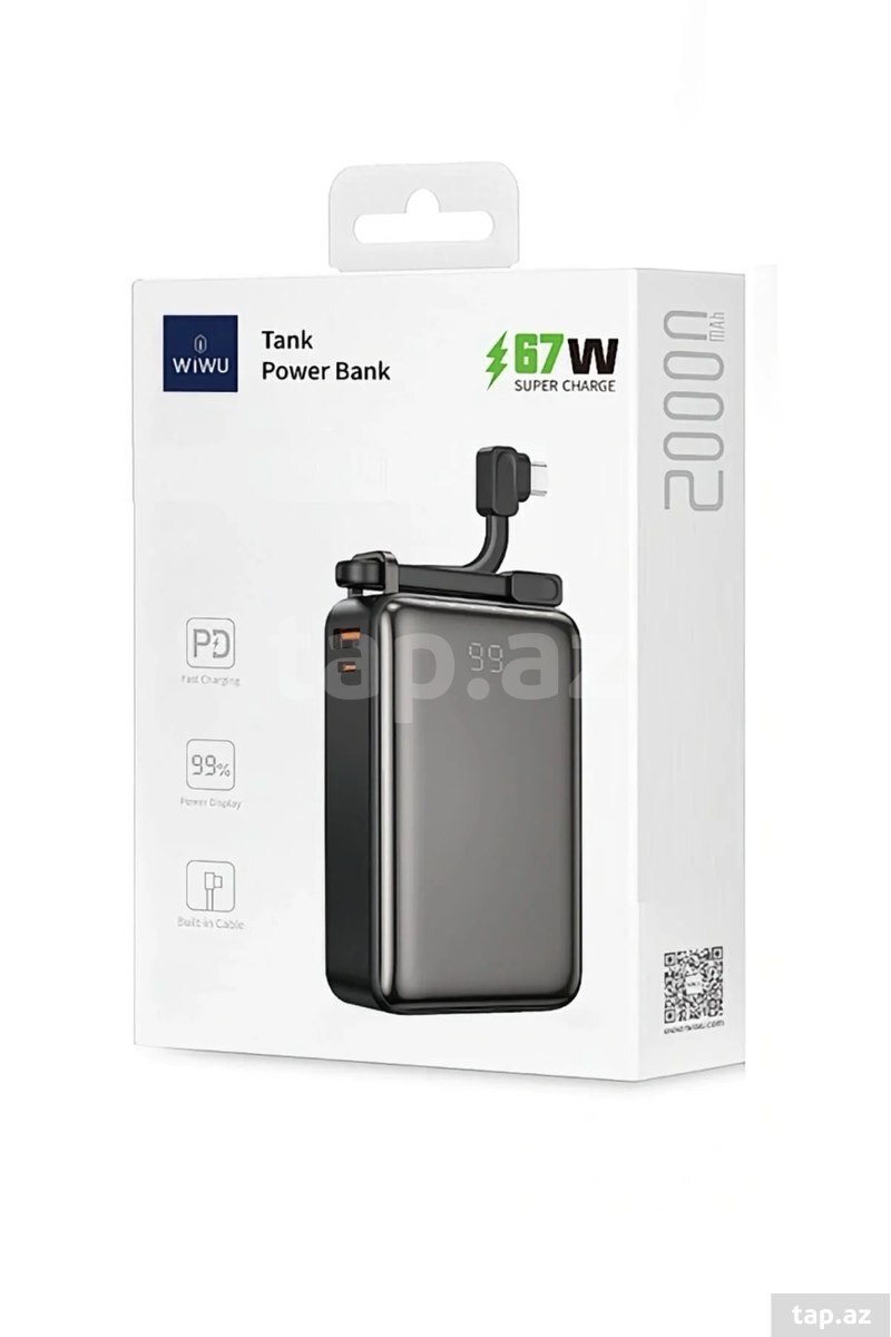 Power bank "Wiwu 67W 20000mAh": 90 AZN — Bakı, Azərbaycan | 46094507 ...