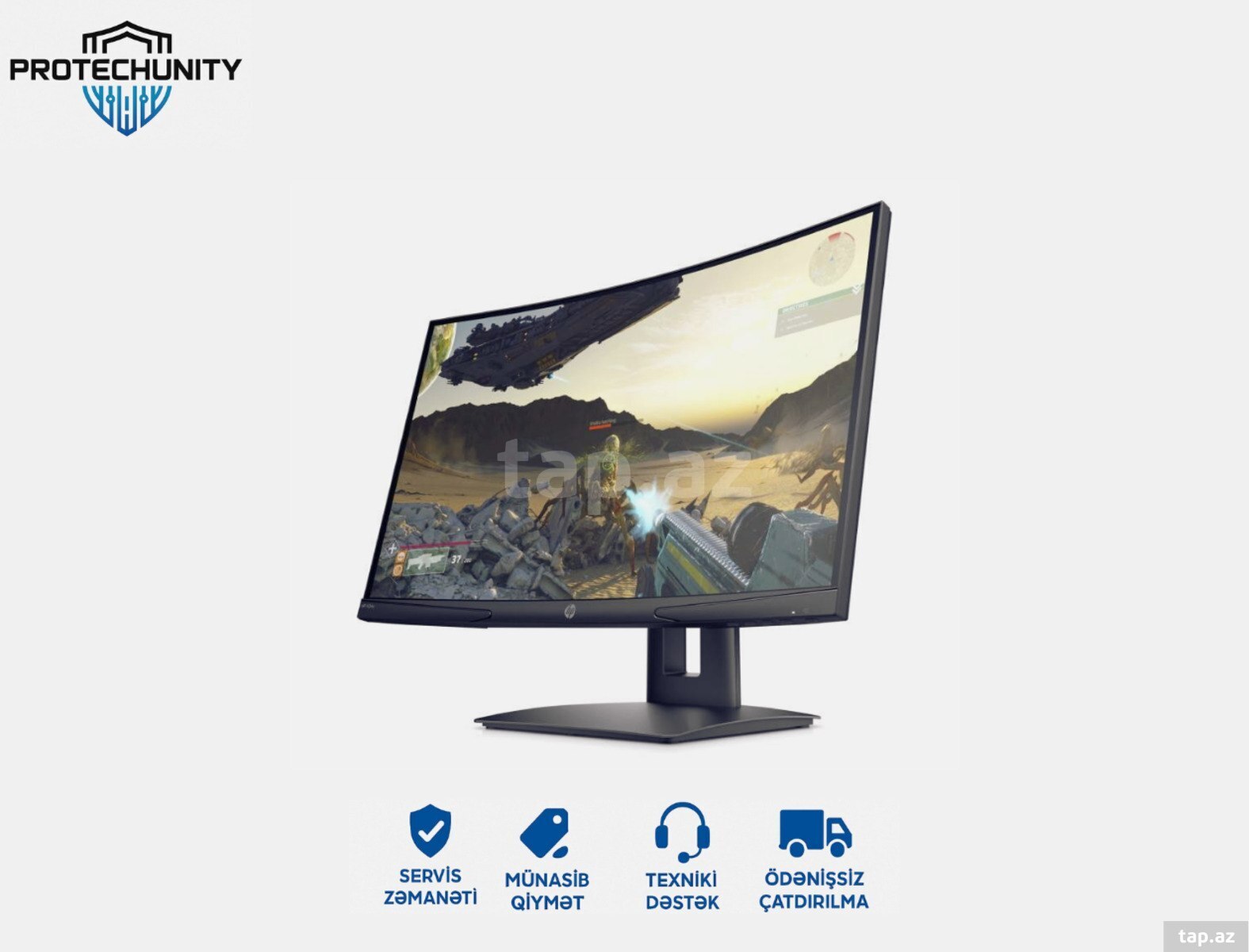 Monitor "HP X24c Gaming (9FM22AA)": 435 AZN - ProtechUnity - Mağazalar ...