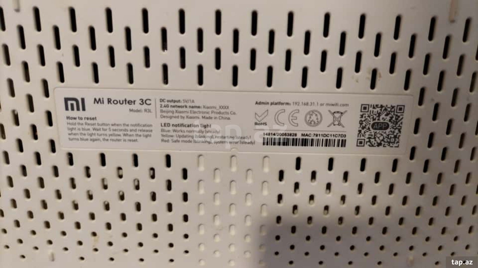 Router Xiaomi mi 3C: 15 AZN — Bakı, Azərbaycan | 46218932 — Tap.Az