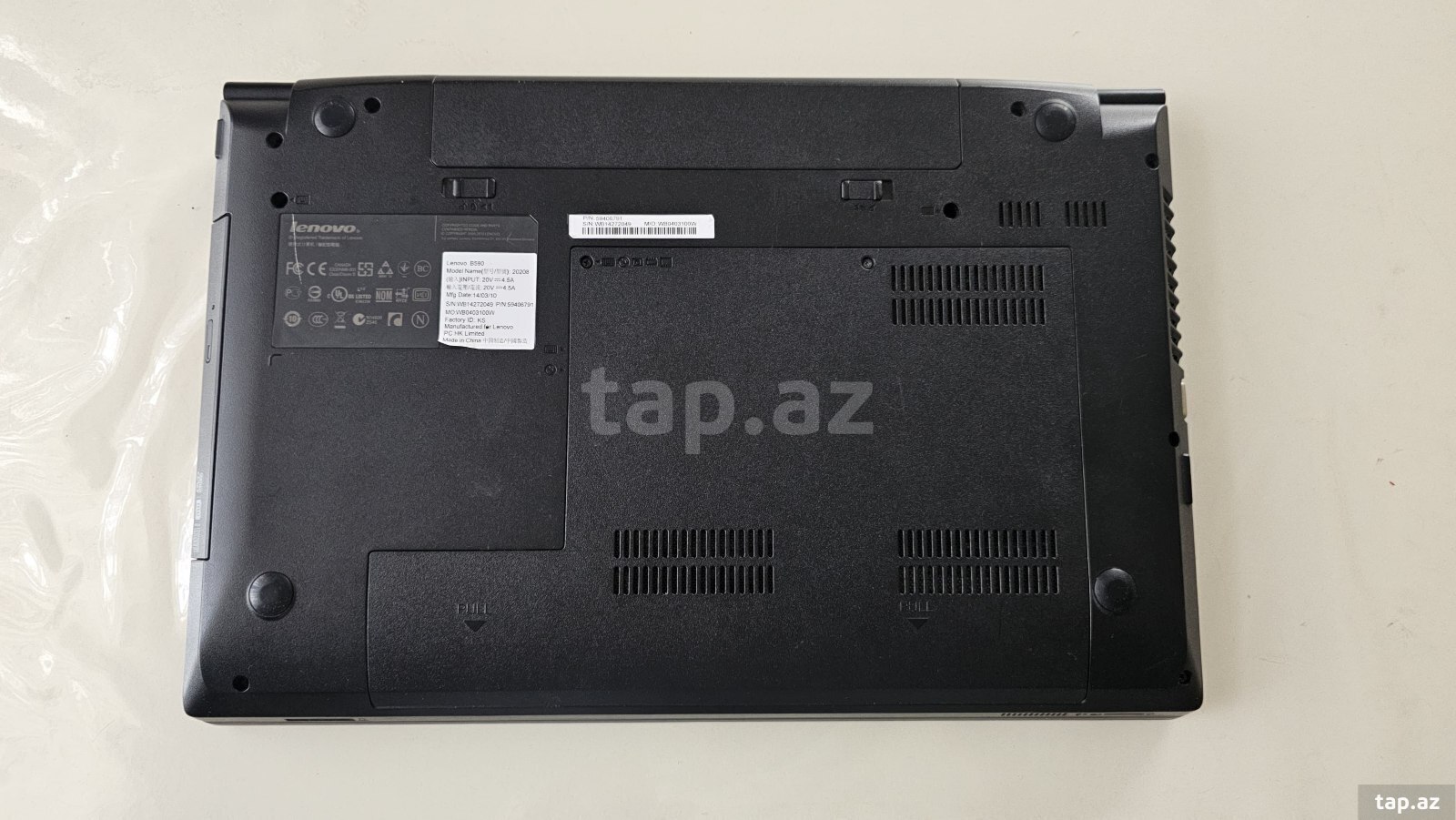 Lenovo IdeaPad B590, Core i7 3632QM, 1SSD-256GB, 15.6: 250 AZN ...