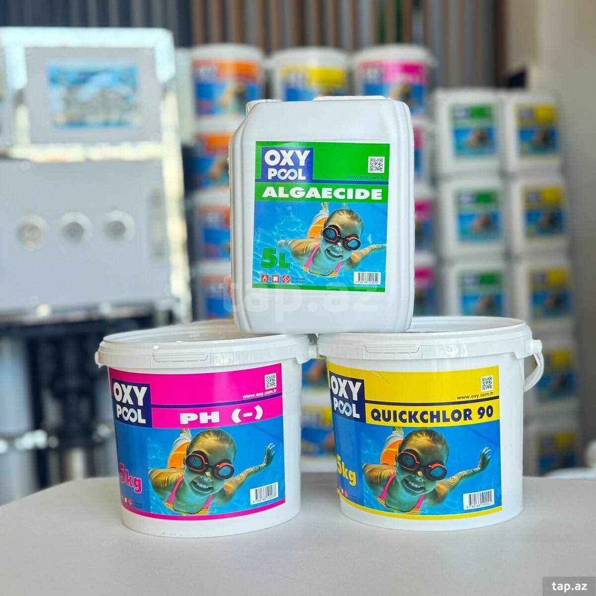 Hovuz dərmanları "OXY POOL”: 110 AZN - Aqua Filter MMC - Mağazalar ...