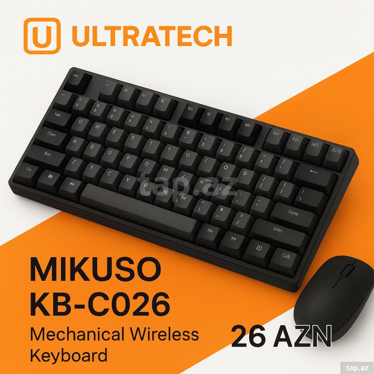 MIKUSO KB-C026 Mechanical Wireless Keyboard : 26 AZN - Ultratech ...