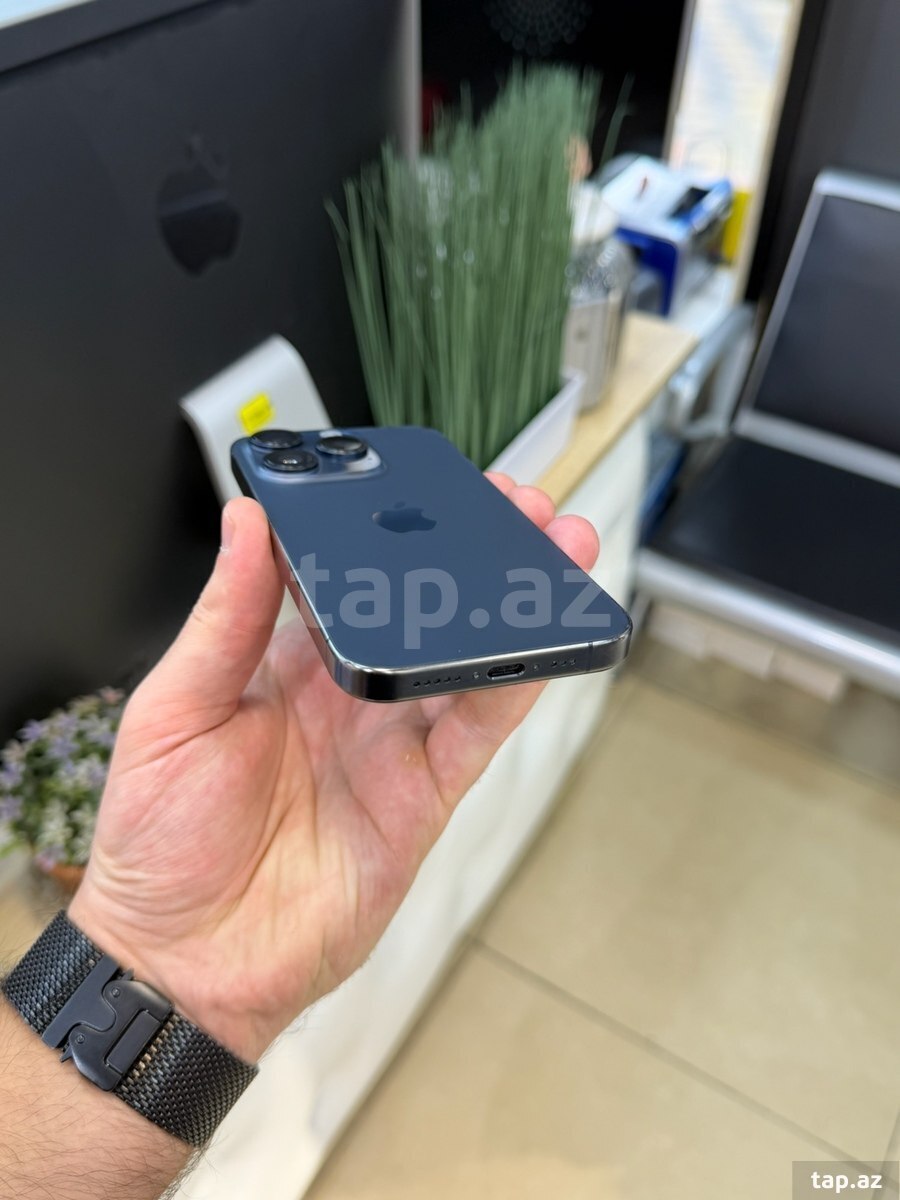 Apple iPhone 15 Pro Blue Titanium 128GB/8GB: 1149 AZN - iMobile 011 ...