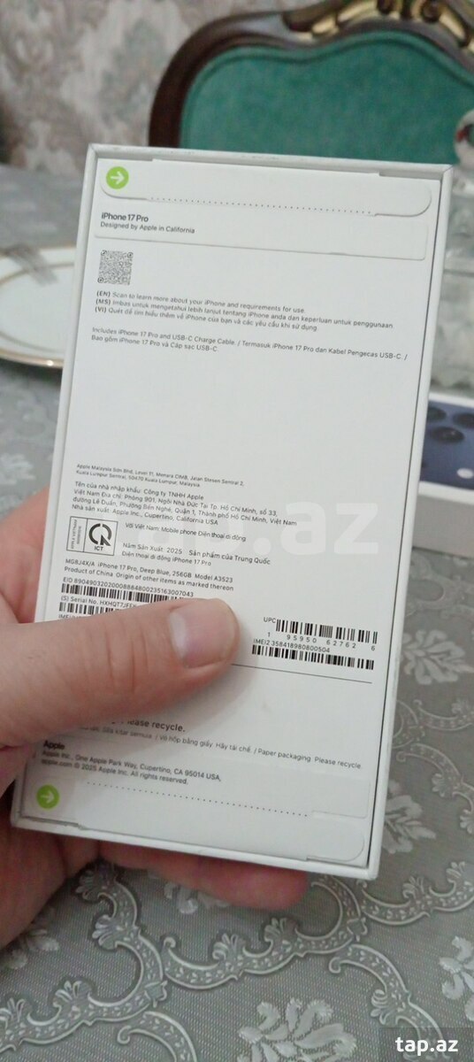 Apple iPhone 17 Pro Deep Blue 256GB/12GB: 2300 AZN — купить в Баку ...
