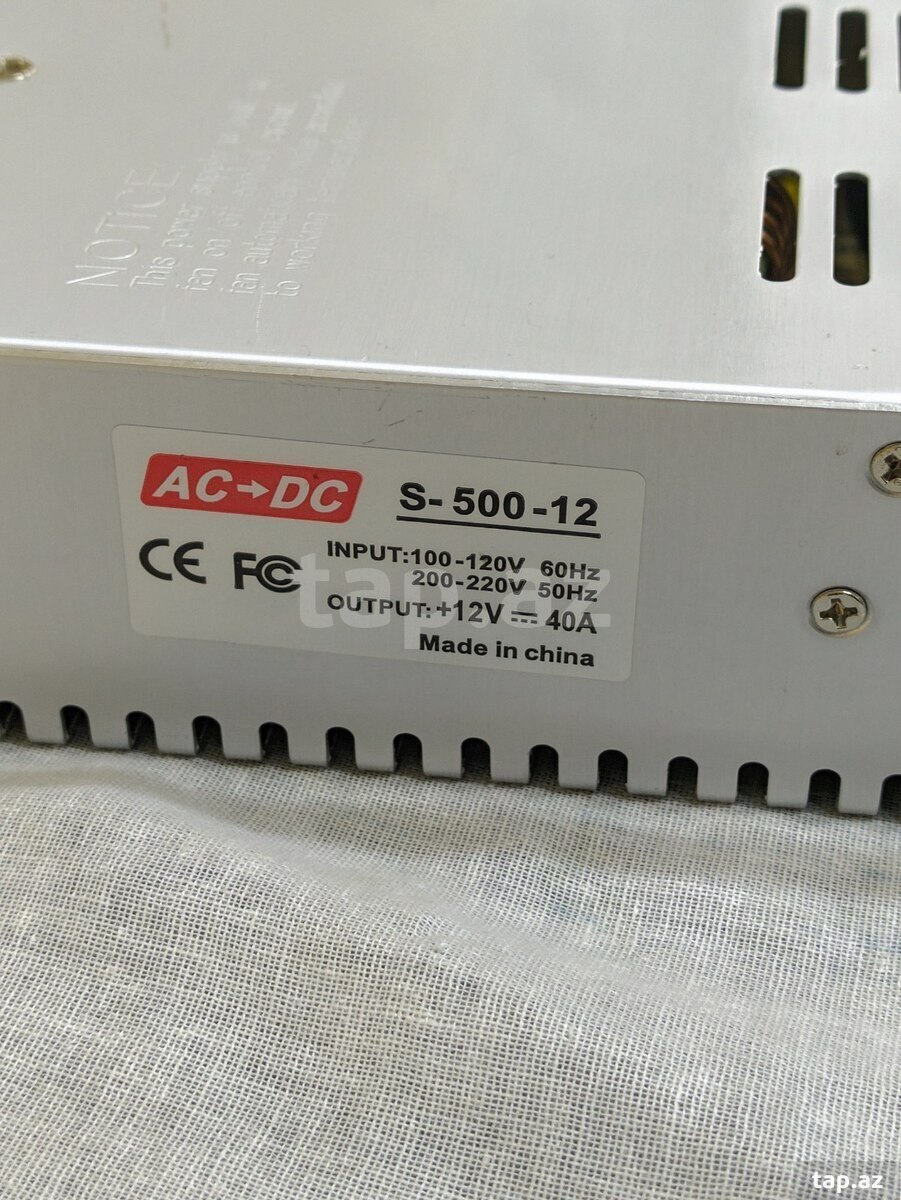 Qida bloku 12v 40a: 35 AZN — Sumqayıt, Azərbaycan | 46509374 — Tap.Az